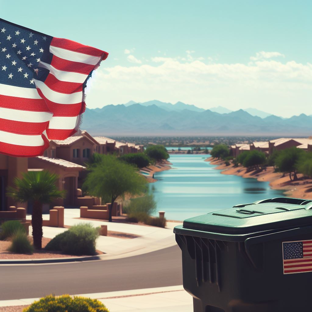 Trash can weekly sevice – USA Trash Day